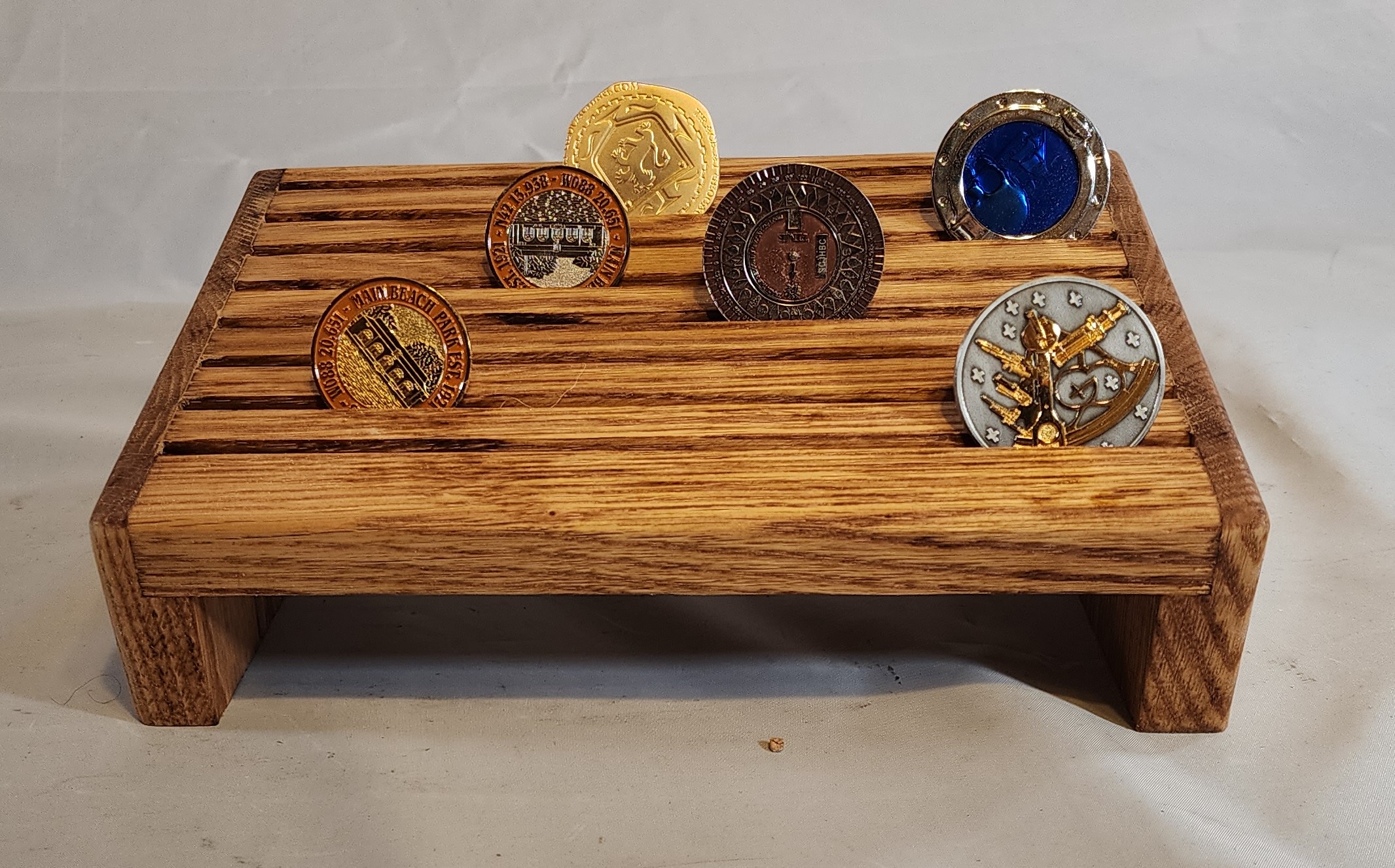 Showcase Your Achievements with Our New Hand-Crafted Oak Challenge Coin ...